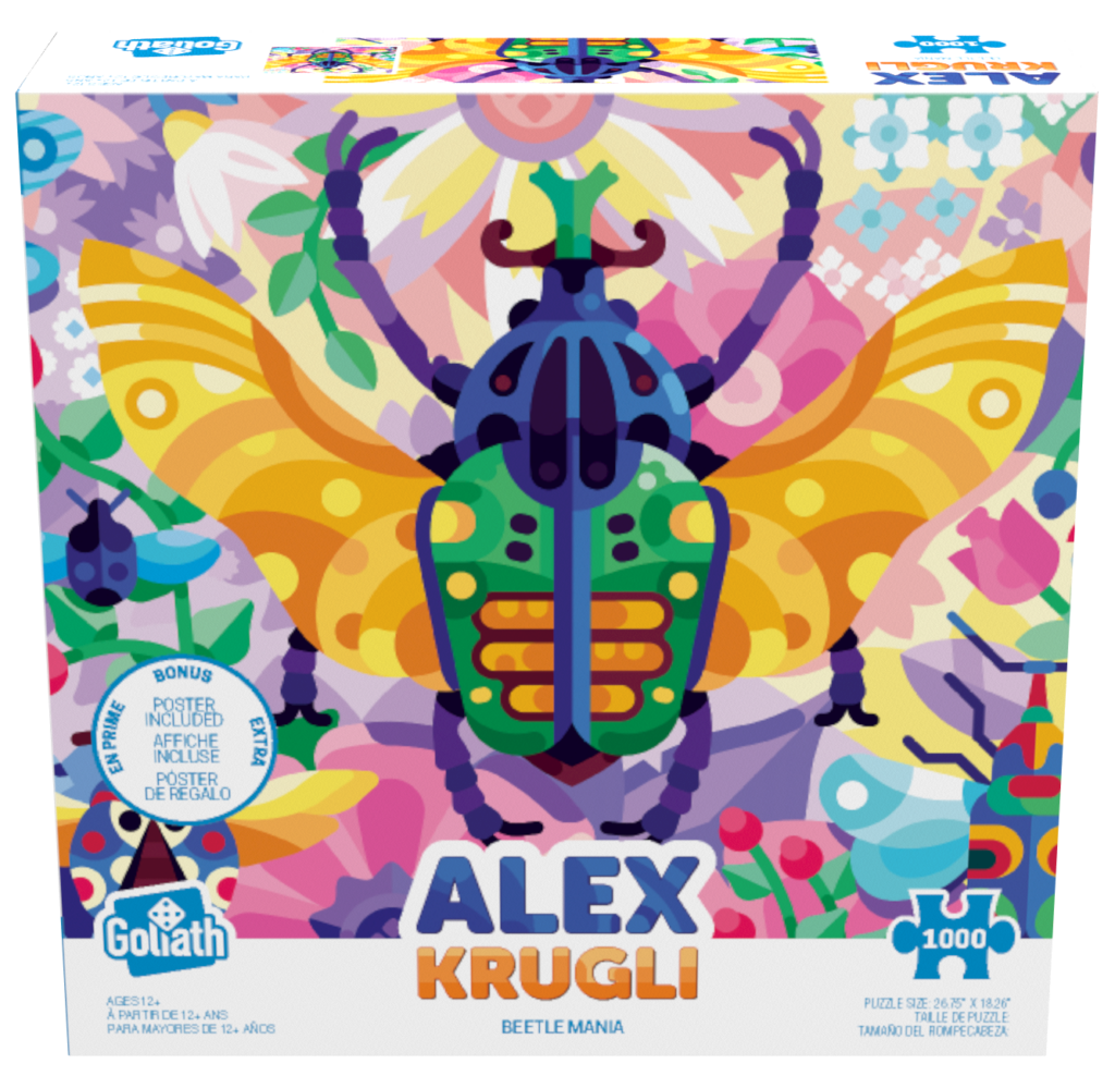 Alex Krugli - Beetle Mania 1000pc Puzzle - Goliath