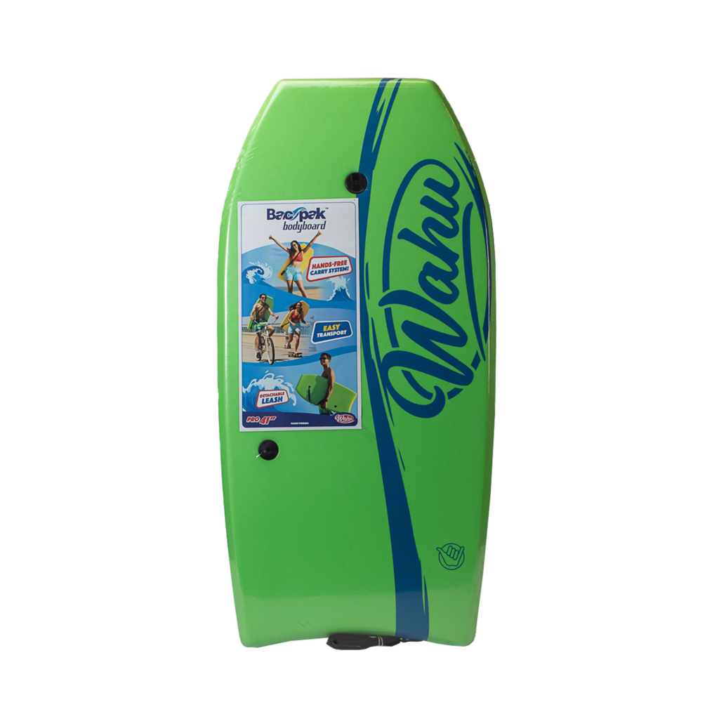 Wahu Bac Pak Bodyboard Pro 41" - Green/Dark Blue 1L - Goliath